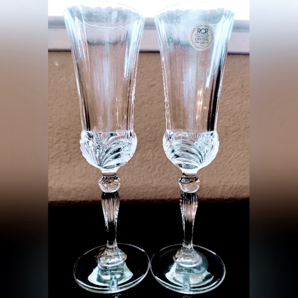 Royal Crystal Rock | Dining | Rcr Champagne Glasses 2 | Poshmark